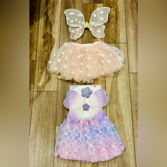 Claire's | Costumes | Fairy Costume Set With Wings And Skirt Bundle Of ...
